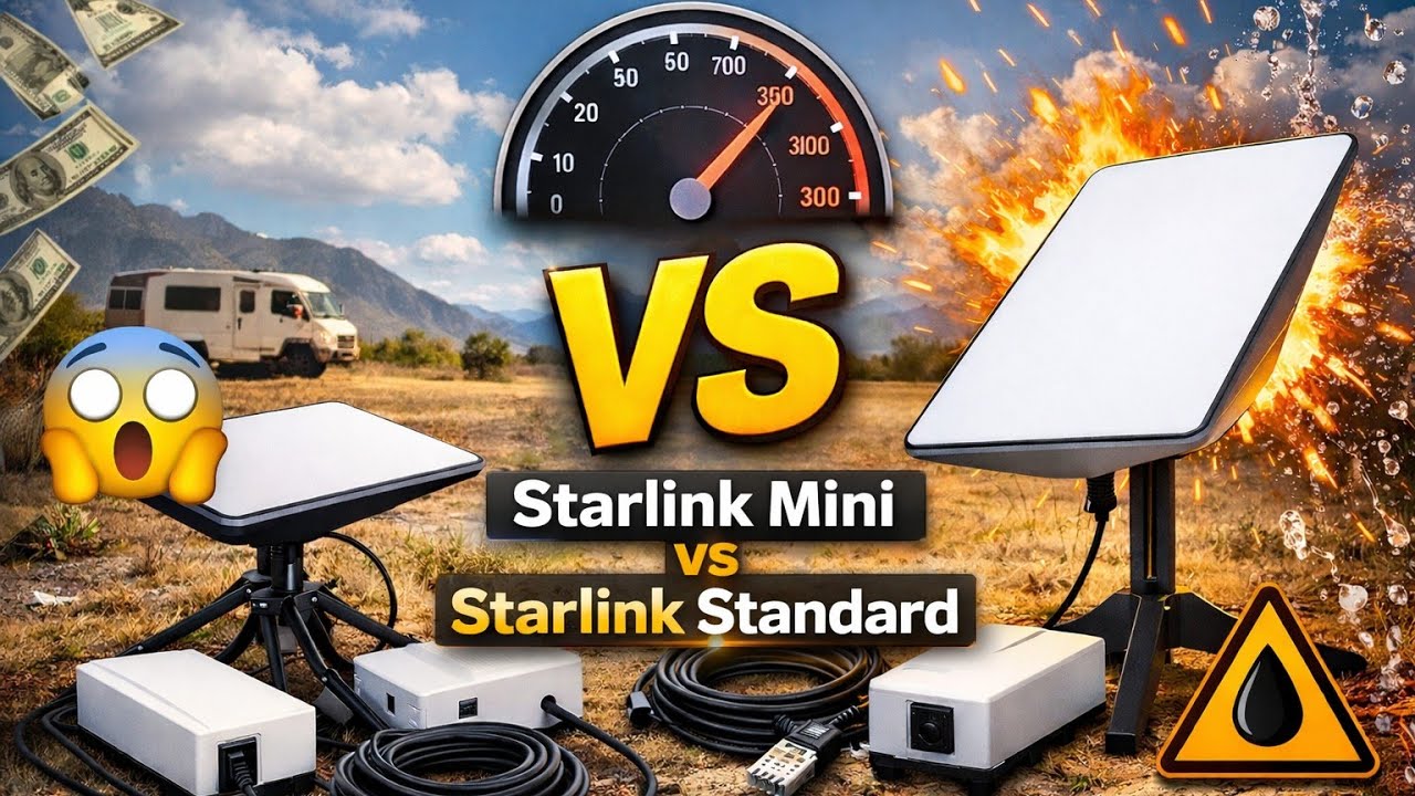 Starlink Mini vs Standard V4 : Test complet, conseils, pièges à éviter ...