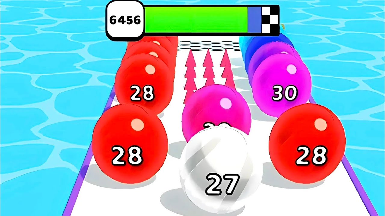 Marble Run 🎱 3D Game Color Ball Race Gameplay Android IOS Level 6447 ...