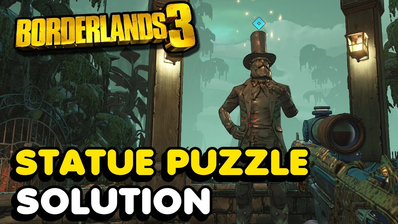 Borderlands 3 - Blackbarrel Cellars Statue Puzzle Solution Guide - YouTube