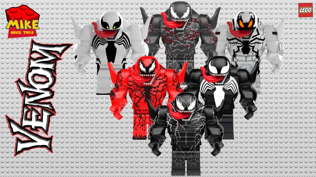 Lego Marvel | Venom | Carnage | Riot | Anti-Venom | Unofficial lego ...