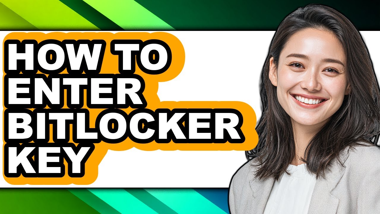 How to Enter Bitlocker Key (updated) - YouTube
