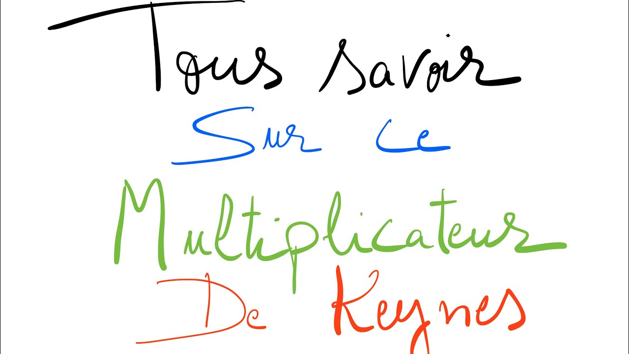 Le multiplicateur en Macroéconomie - YouTube
