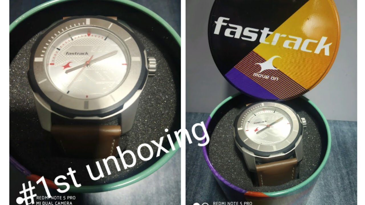Fastrack watch unboxing | 1st unboxing video | | KRISH TECHNO | - YouTube