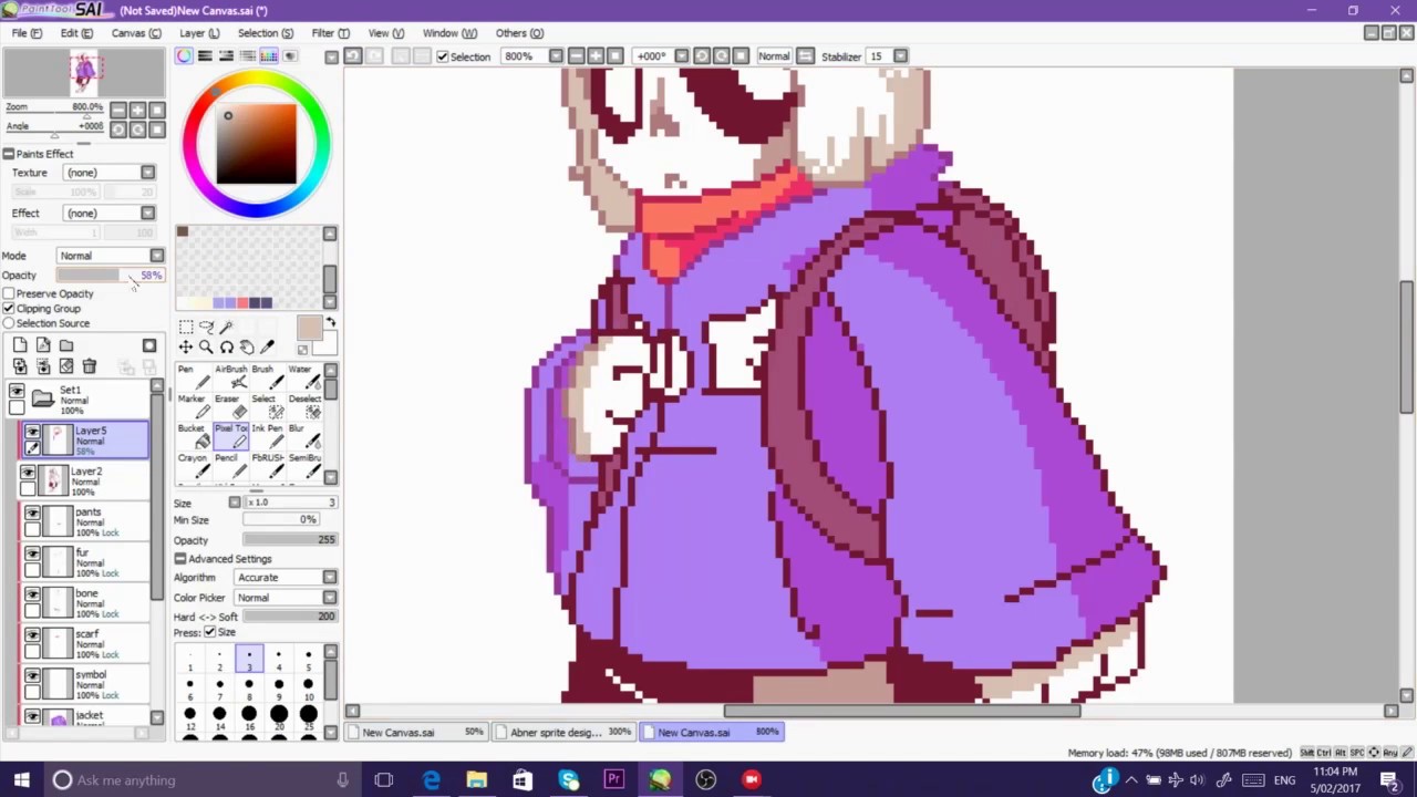 Speedpaint #2 - Soriel Child - YouTube