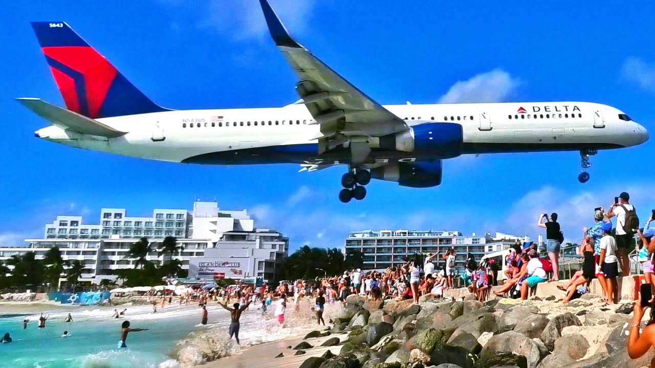 ST MAARTEN PLANESPOTTING - EXTREMLY SPECTACULAR AIRPORT - SXM 2023 ...