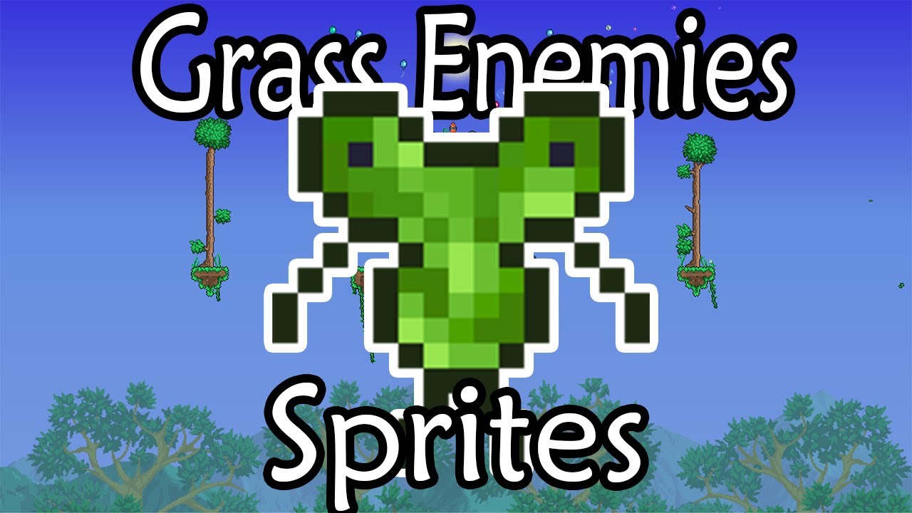 Terraria Grass Enemy Sprites - YouTube