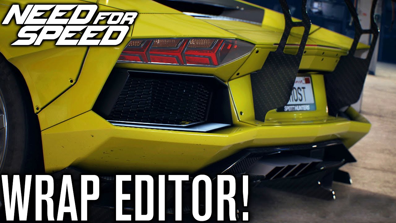 Need for Speed 2015 | WRAP EDITOR CONFIRMED! (VINYL EDITOR) (NFS 2015 ...