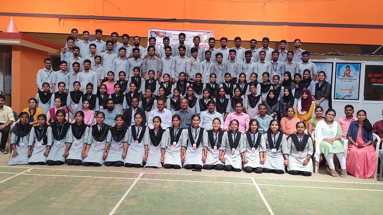 Ranebennur Government First Grade College Final year, Farewell for ...