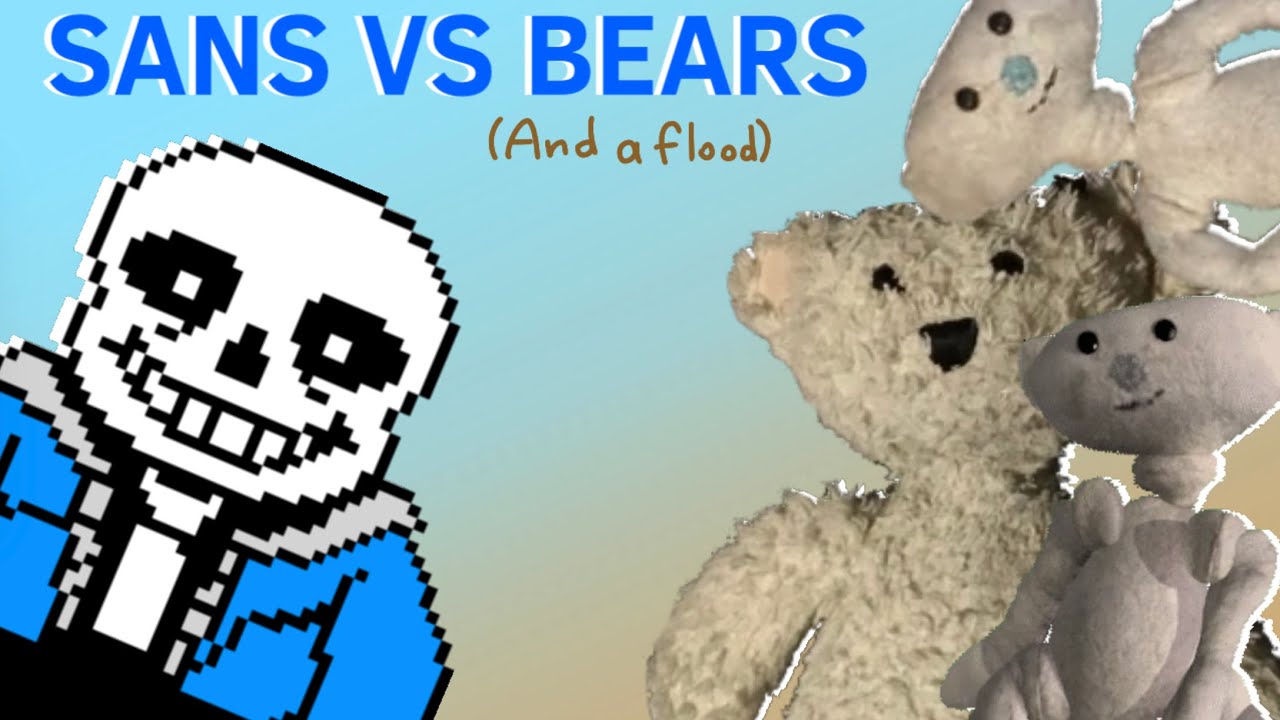 Old animation I made SANS VS BEARS (Roblox Bear animation) - YouTube