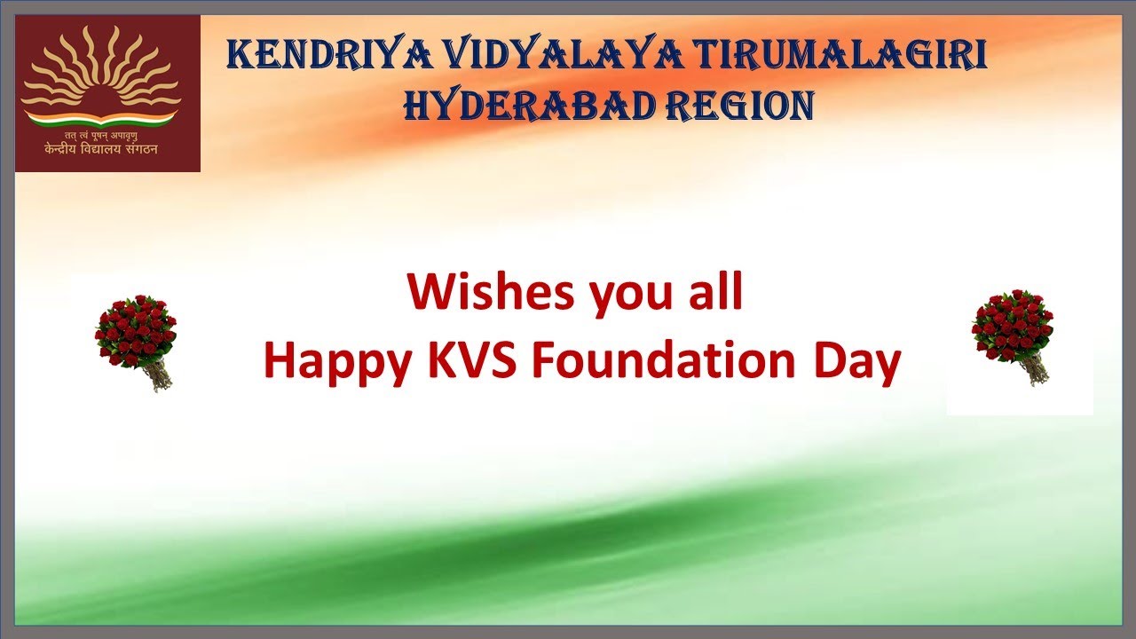 KV Tirumalagiri - KVS Foundation Day Celebrations 2020 - YouTube