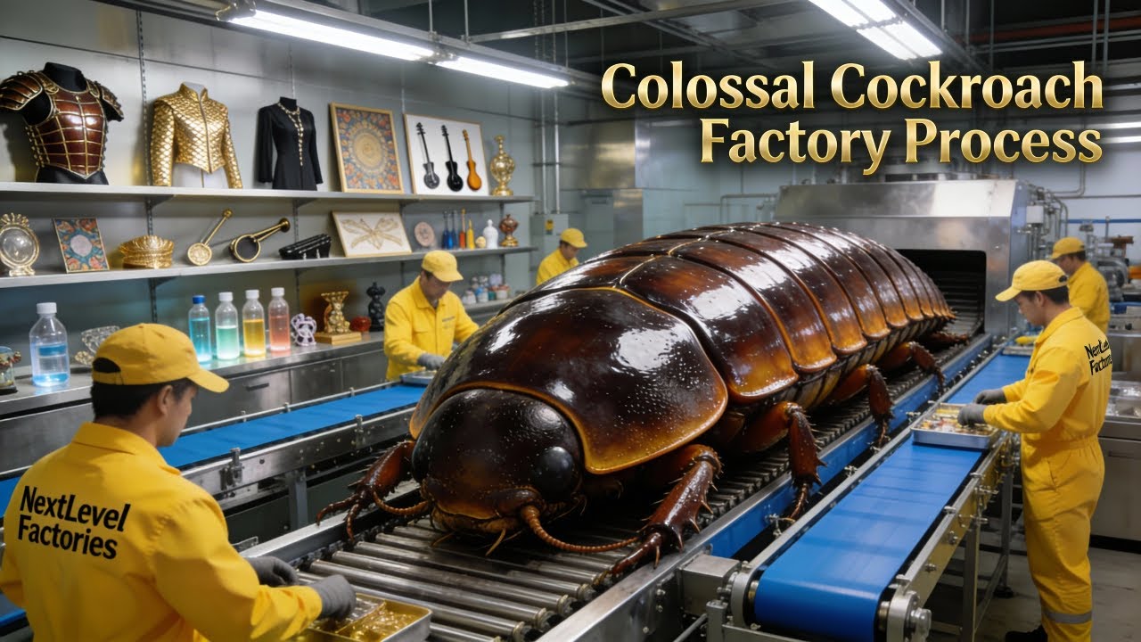 Inside the Colossal Cockroach Factory: Legendary Insect to Luxury ...