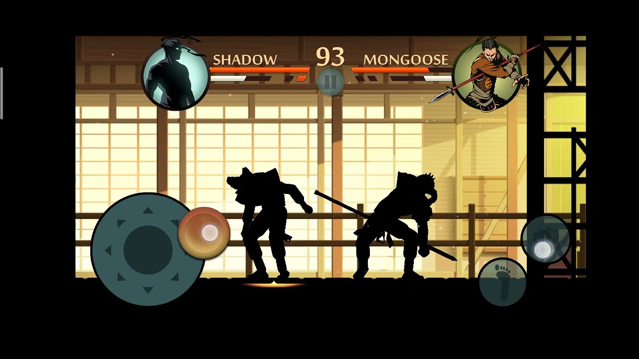 SHADOW VS MONGOOSE fighting without weapon 🔪🔪 shadow fight 2 - YouTube