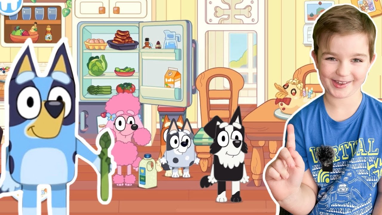 BLUEY Let`s Play (KITCHEN & DECK) Gameplay with Ima - YouTube