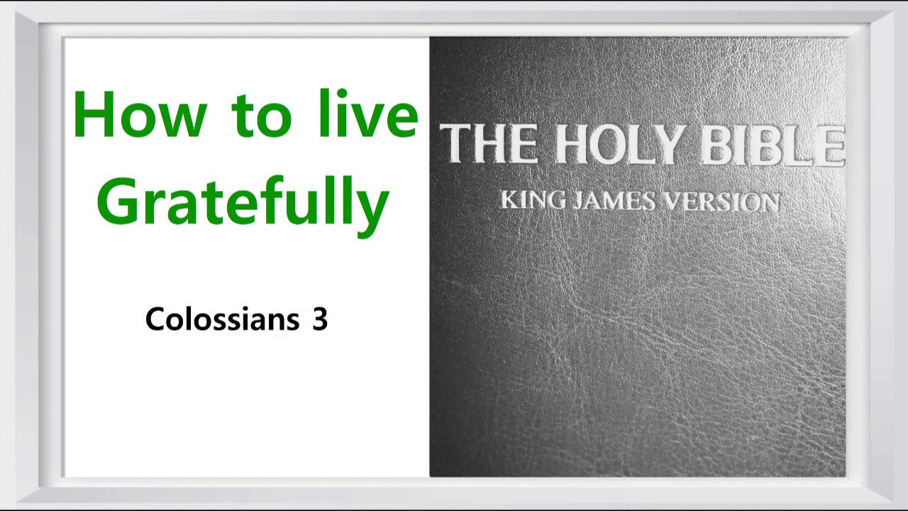 Words Light. How to live gratefully - YouTube