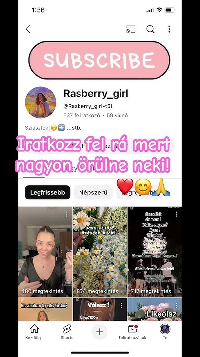 Iratkozz fel rá🥺-@Rasberry_girl-t5l - YouTube