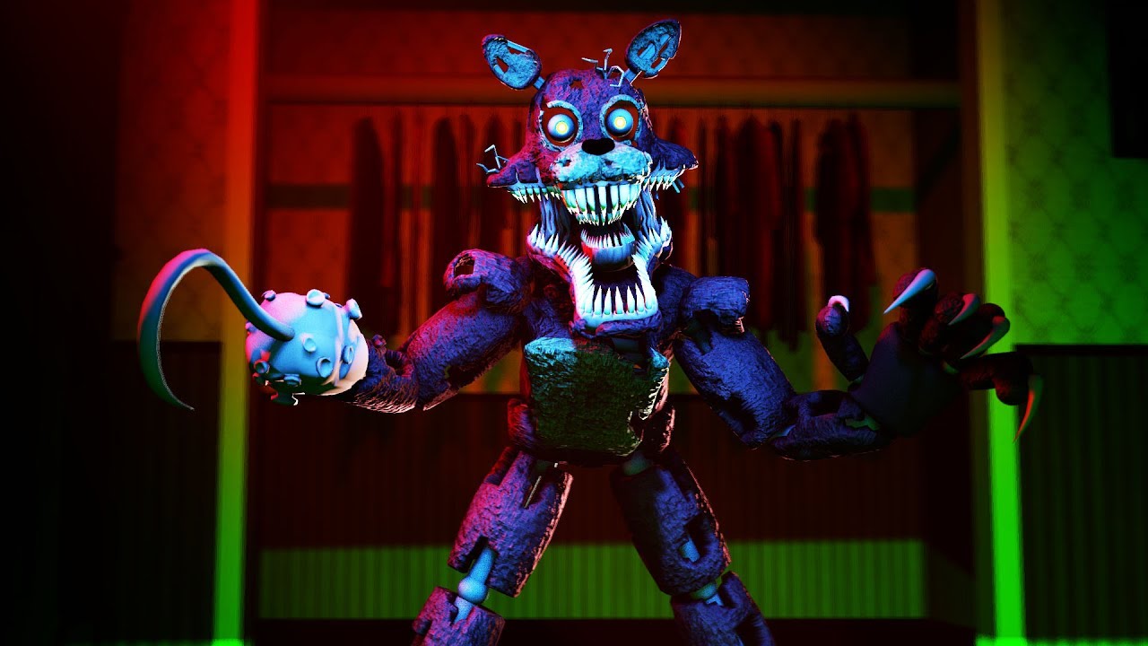 TWISTED FOX IN FNAF 4 JUMPSCARE BENDY NEIGHBOR COMPILATION fnaf ...