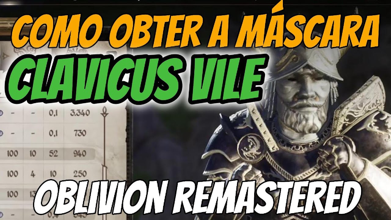oblivion remastered como obter clavicus vile vale a pena? - YouTube