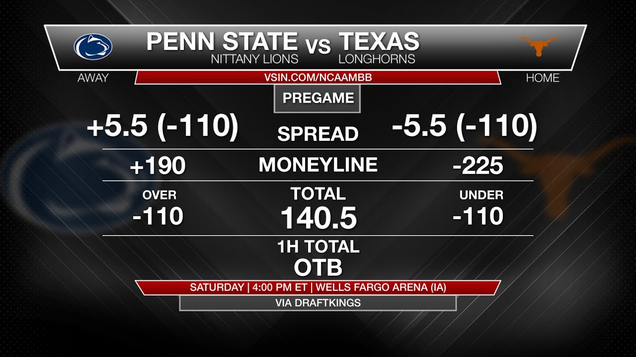 Saturday Game Previews: #10 Penn State vs #2 Texas | March Madness ...