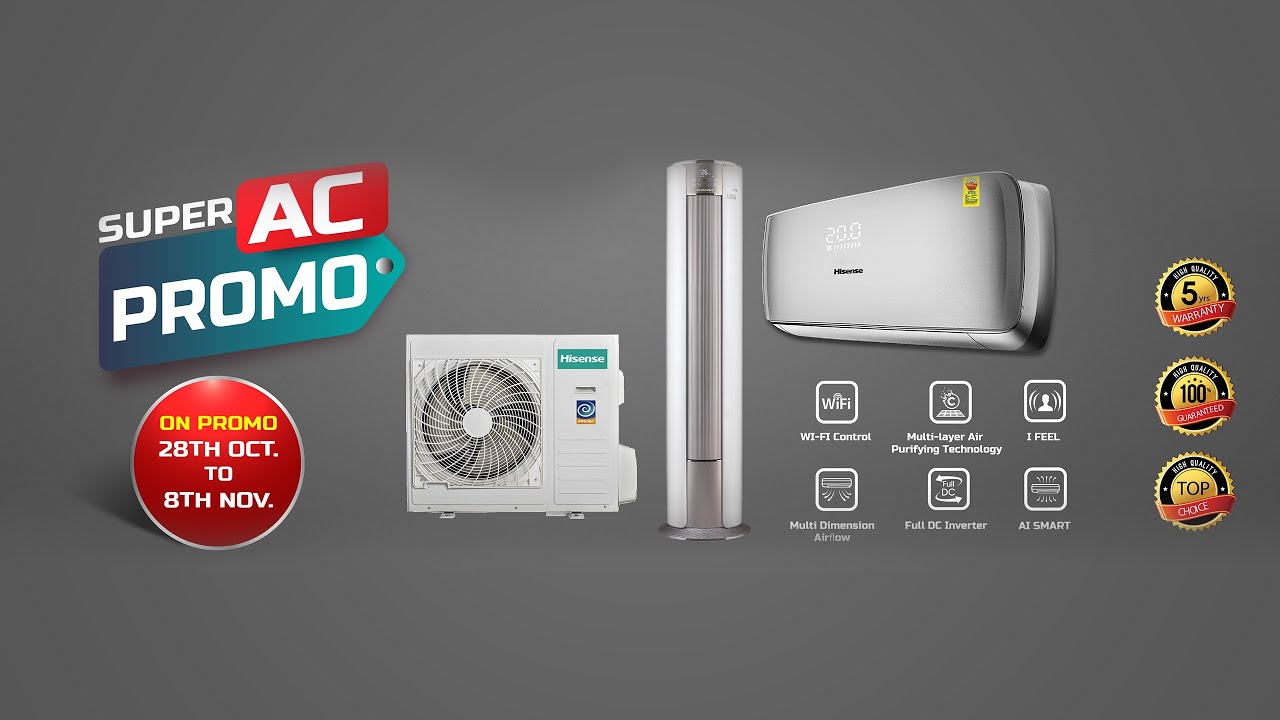 HISENSE AC SUPER PROMO - YouTube