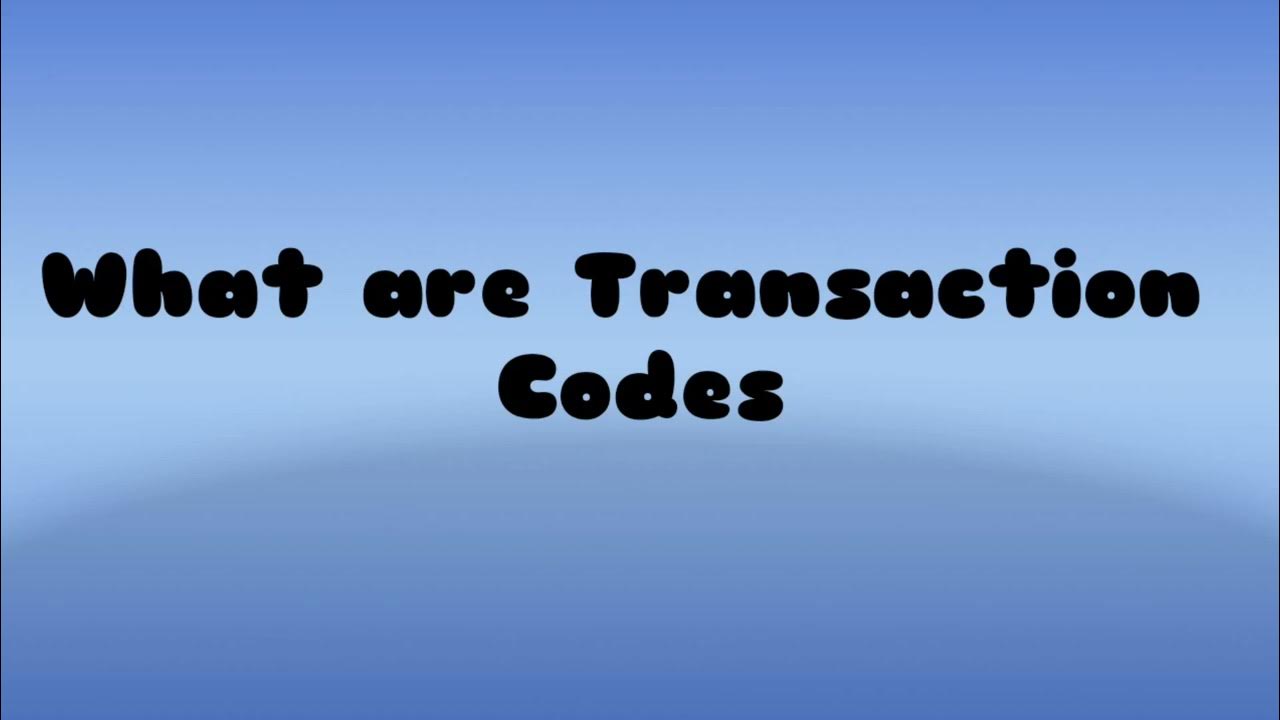 What Are Transaction Codes In SAP | What Is T-code In SAP | What Is SAP ...