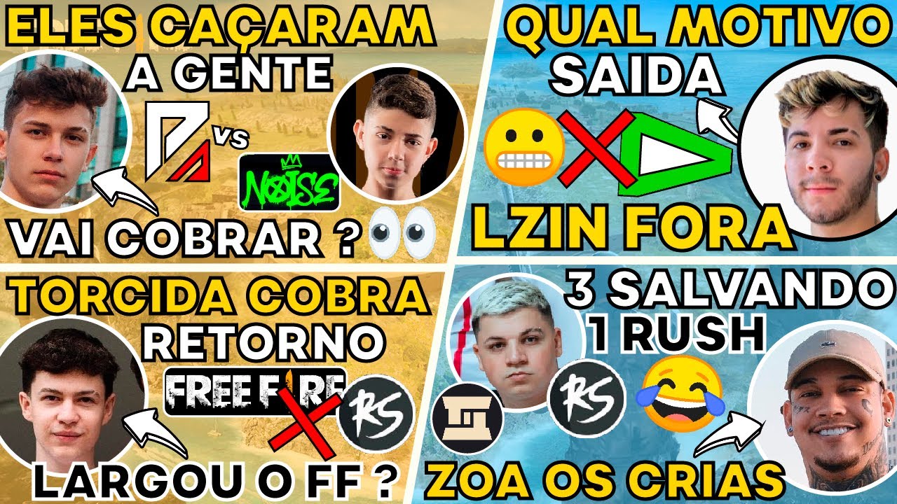NOISE CAÇOU a FAZOP ? TWO9 LARGOU O FF ? DANTES ZOA os CRIAS ! LZIN ...