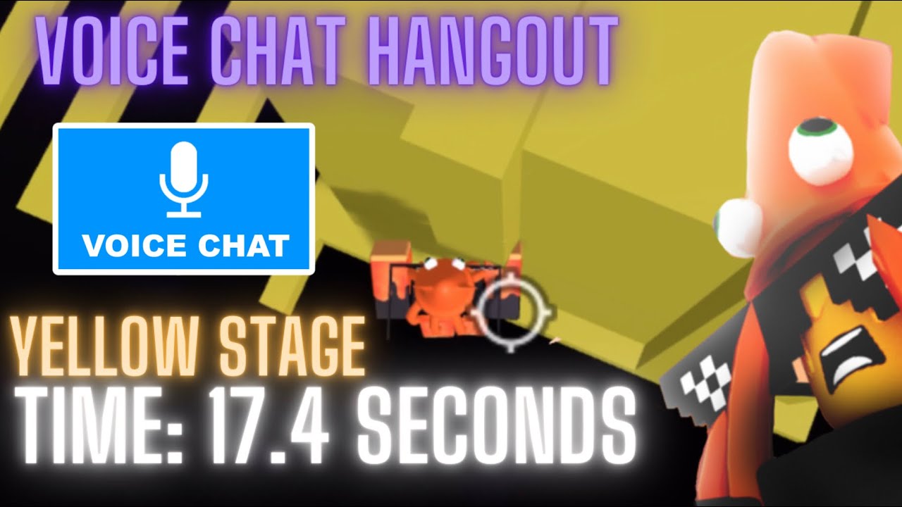 Roblox Voice Chat Hangout - YELLOW STAGE [17.4 SECONDS] - YouTube
