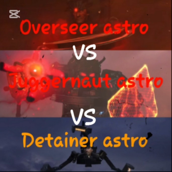 Overseer astro vs Juggernaut astro vs Detainer astro. #skibiditoilet # ...