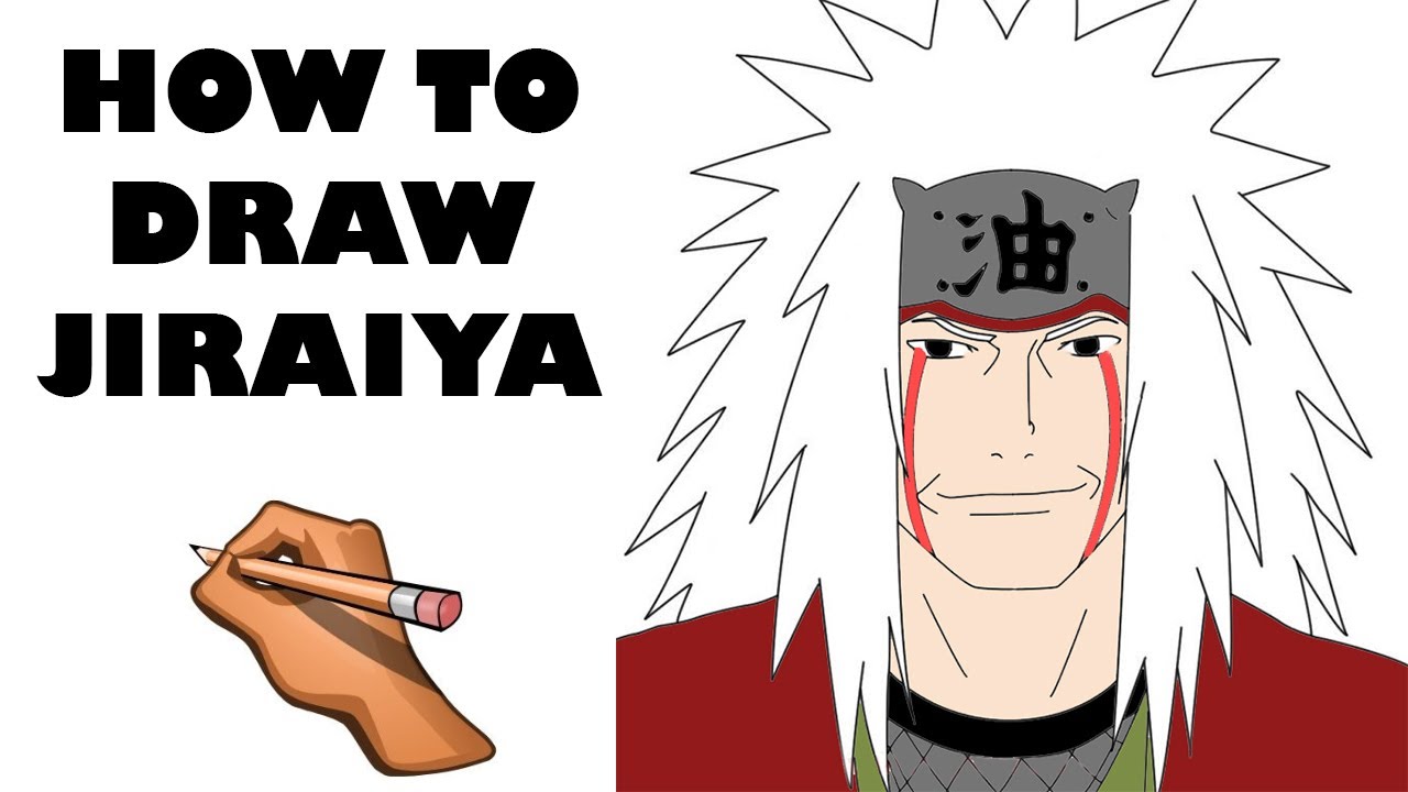 HOW TO DRAW JIRAIYA - YouTube