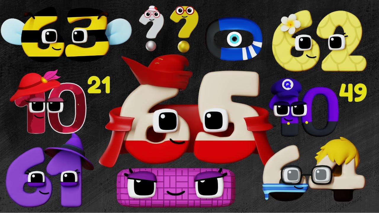 Wonderland Numbers - Learn To Count Skip Counting Sixty Six Untill ...