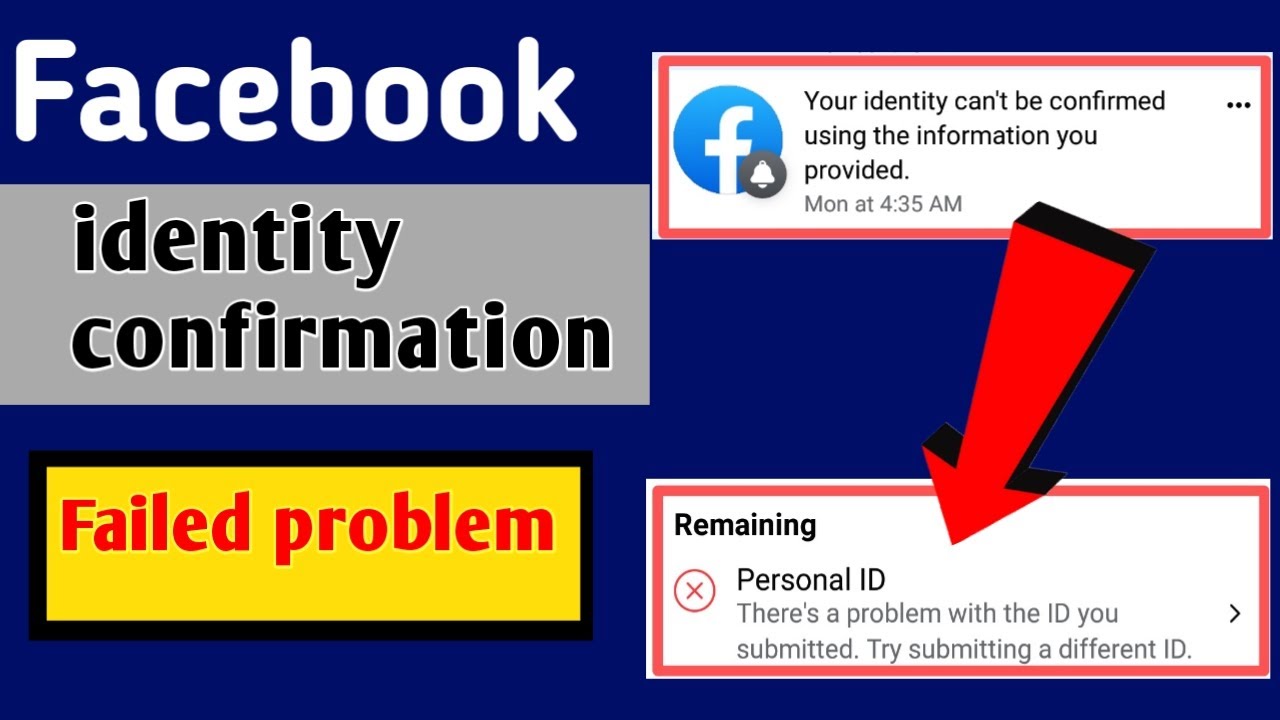 Your identity cannot be confirmed using the information you provided ...