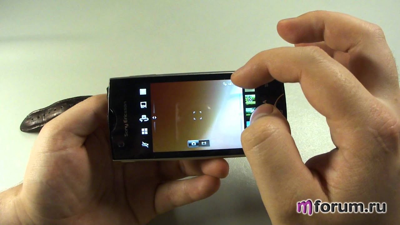 Sony Ericsson XPERIA ray (ST18i). Камера - YouTube