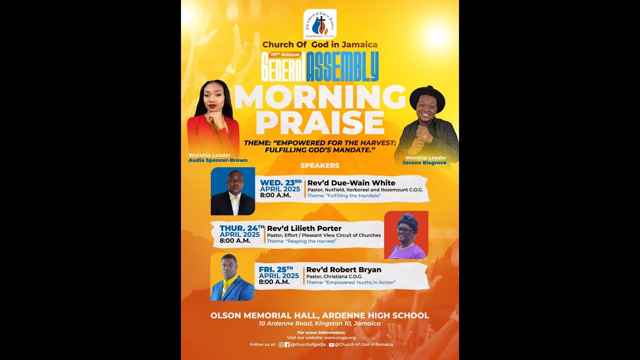 General Assembly 2025 - Morning Praise (Wednesday) - YouTube