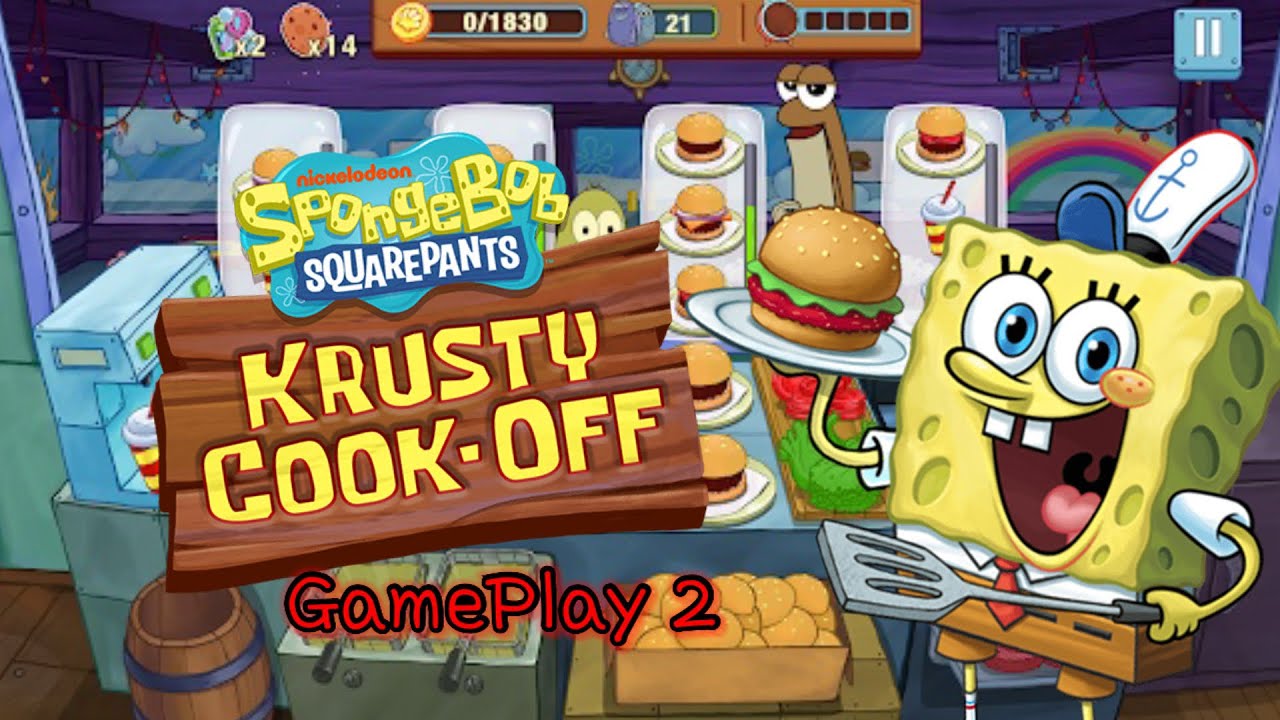 SpongeBob Krusty Cook-Off GamePlay 2 - YouTube