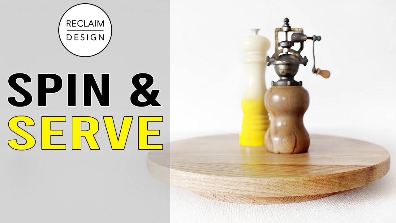 Say Goodbye to Clutter » How to Make a DIY Lazy Susan - YouTube