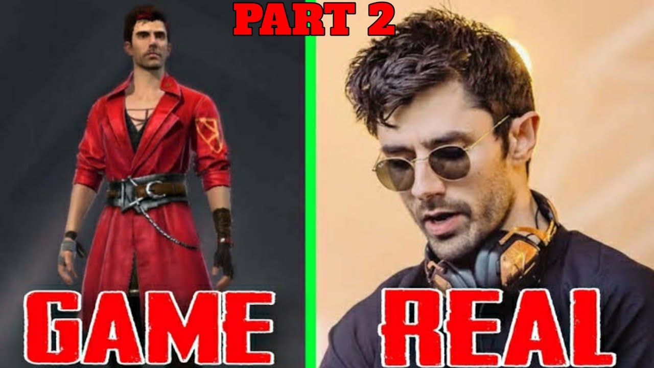 Free Fire Characters Vs Real Life Ff Characters || Part 2 || Garena ...