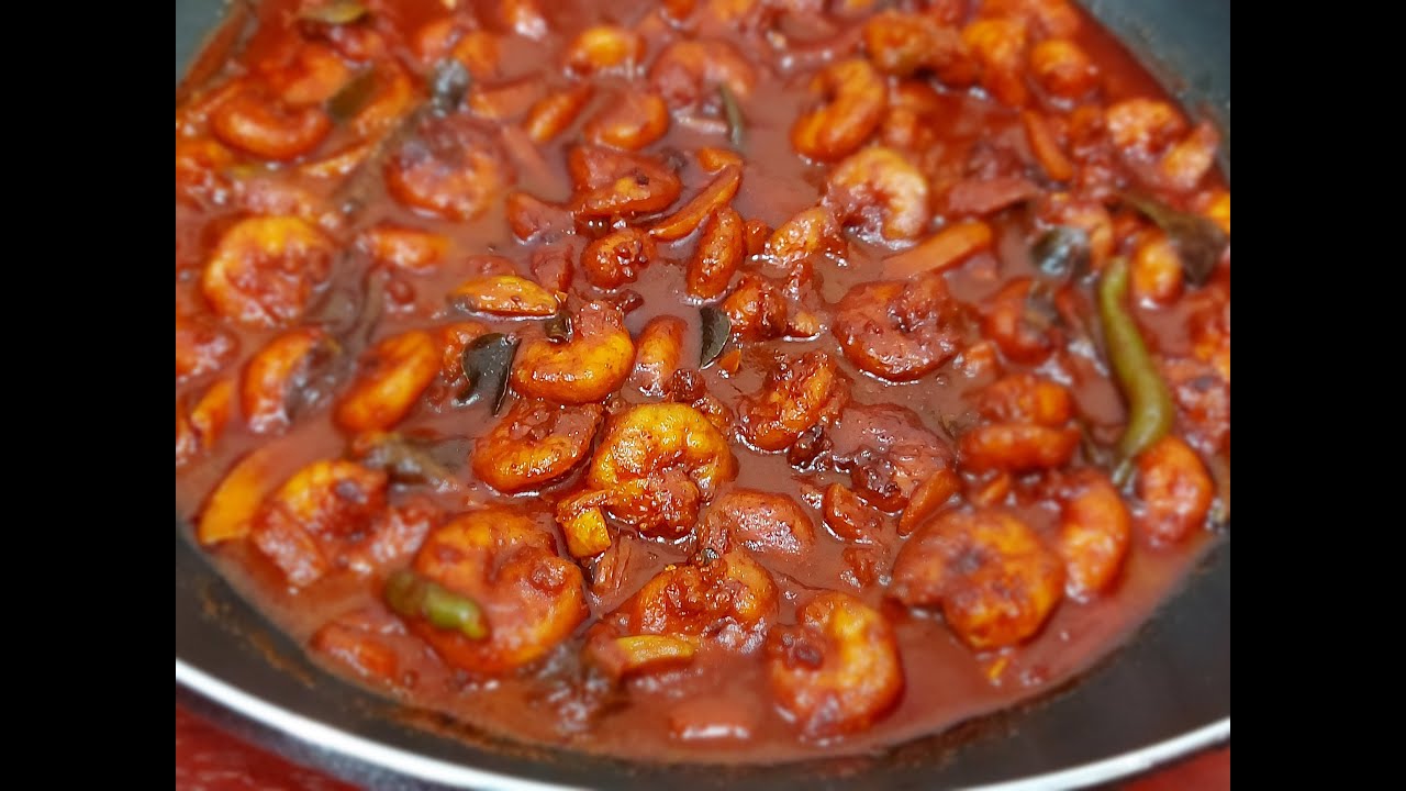 Prawns Pickle | Konju Achar | Chemmeen Achar | Kerala Prawns Recipe ...