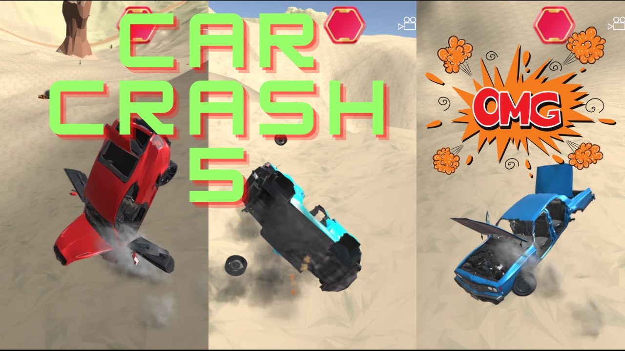 I've been playing this game for days | CAR CRASH 5 🖤 - YouTube