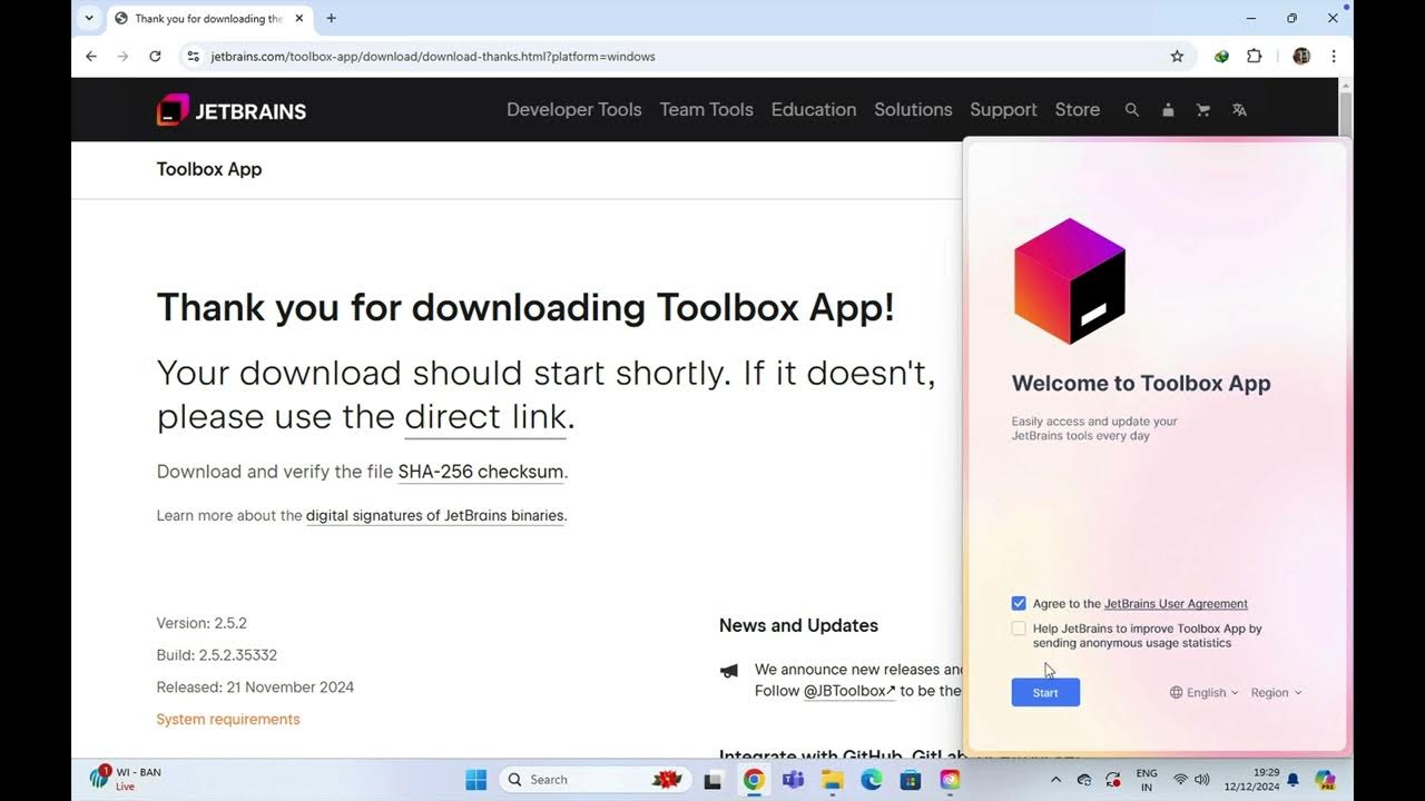 Windows : How to install IntelliJ IDEA community edition using Toolbox ...
