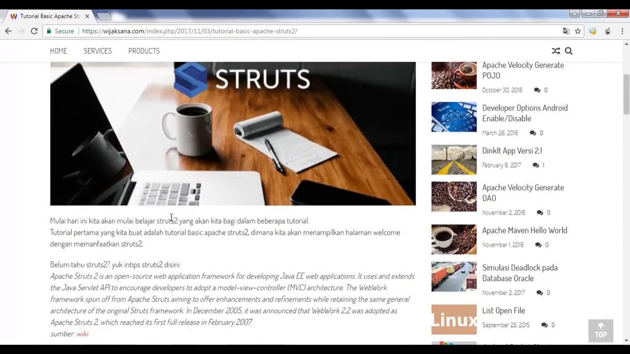 Tutorial Basic Apache Struts2 Part 1 of 2 - YouTube
