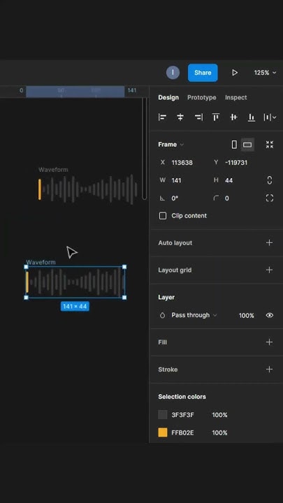 UX/UI Components Tutorial 4 - How to make Slick Waveform Visualizer in Figma - YouTube