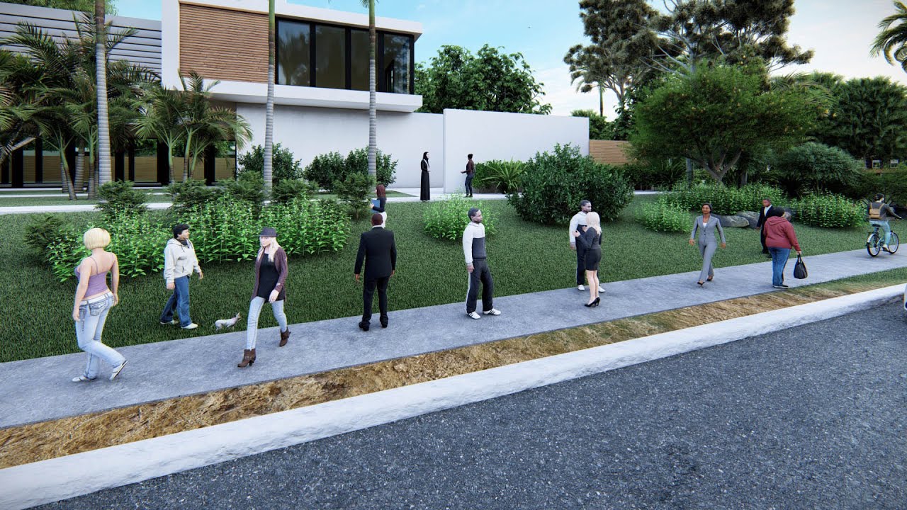 How to animate people in Lumion and placing Trees I 3d Render Lumion ...