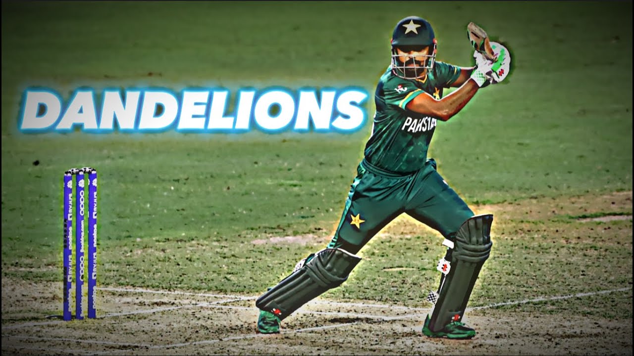 Babar Azam x Dandelions 🙌 | Razer Edits | #babarazam #cricket #viral ...