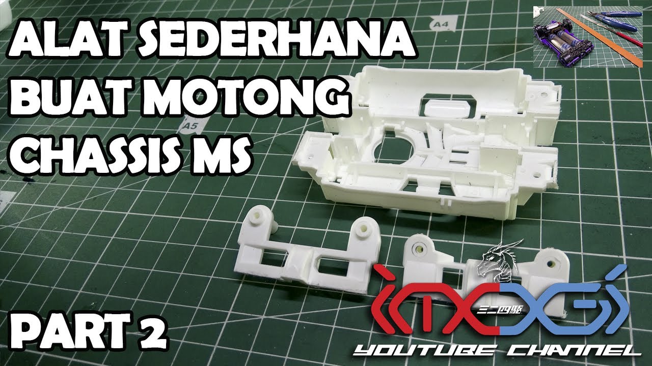 ミニ四駆 - How To Cut MS Chassis Inner Suspension - Cara Motong Chassis MS ...