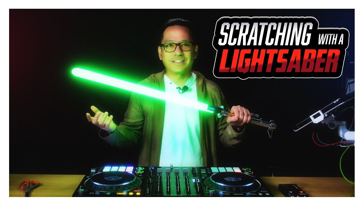 Lightsaber + Serato + Phase DJ Scratching Tutorial - YouTube