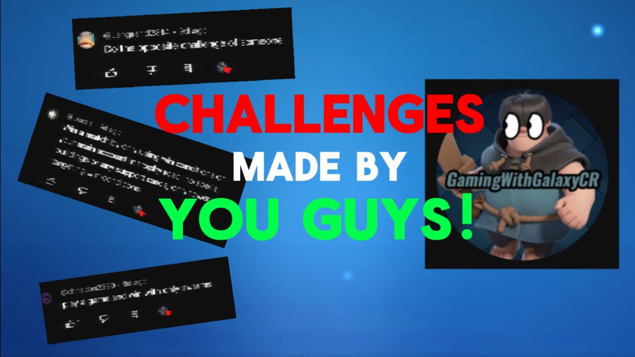 Doing CHALLENGES made by YOU GUYS!? - YouTube