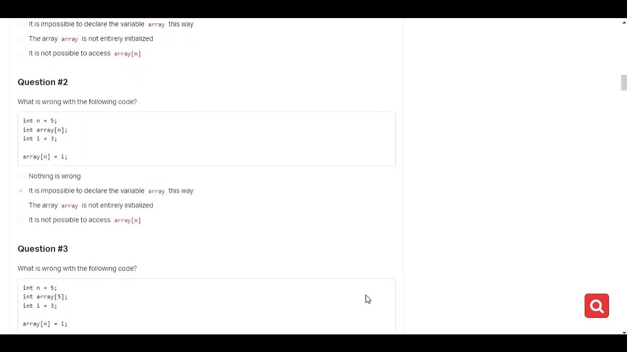 0x06 C More Pointers Arrays And Strings Quiz Youtube