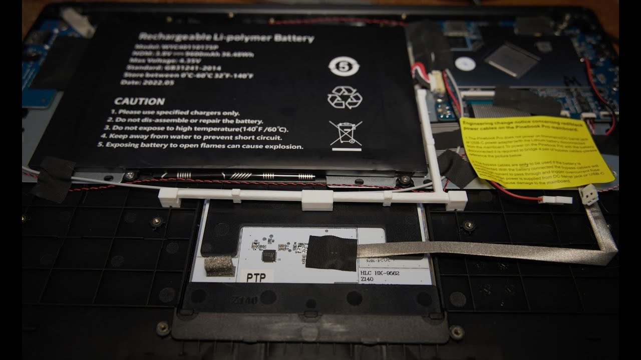 Pinebook Pro mushy keyboard mod and thoughts about PostmarketOS - YouTube