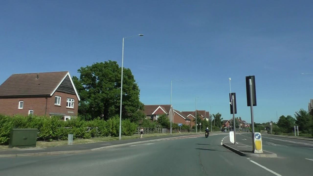 Driving On Bromyard Road A44 & Tudor Way, Worcester, Worcestershire ...