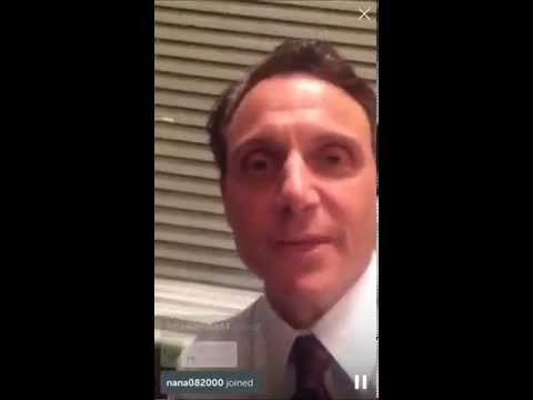 Tony Goldwyn's first Periscope