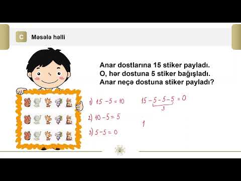 Rəqəmsal məktəb - Riyaziyyat II sinif - Təkrar çıxma